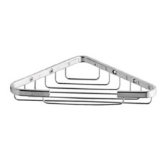 Gedy 2483 By Nameek's Wire Chrome Wire Corner Shower Basket - TheBathOutlet