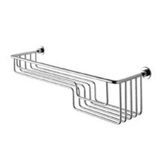 Gedy 2483 By Nameek's Wire Chrome Wire Corner Shower Basket - TheBathOutlet