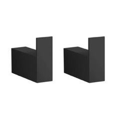 Nameeks HC10 By Nameek's Luxury Hotel Set of Matte Black Bathroom Hooks ...