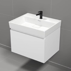 Nameeks SHARP10 By Nameek's Sharp 32 Inch Bathroom Vanity, Floating ...