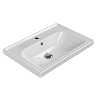 Nameeks SKY11 By Nameek's SKY White Wall Mounted Small Bathroom Vanity ...