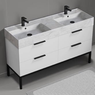 55 Inch Bathroom Vanities - TheBathOutlet