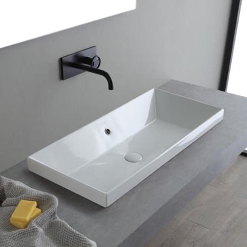 Narrow Bathroom Sinks - TheBathOutlet