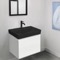 Nameeks SHARP18 By Nameek's Sharp Floating Small Bathroom Vanity, 24 ...