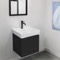 Nameeks SHARP3 By Nameek's Sharp Floating Bathroom Vanity, Black, Small ...