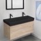 Nameeks SHARP34 By Nameek's Sharp Double Floating Bathroom Vanity ...