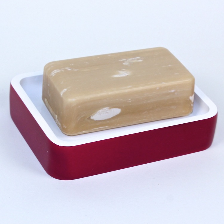 Gedy 7911 By Nameek's Arianna Rectangle Resin Soap Holder - TheBathOutlet