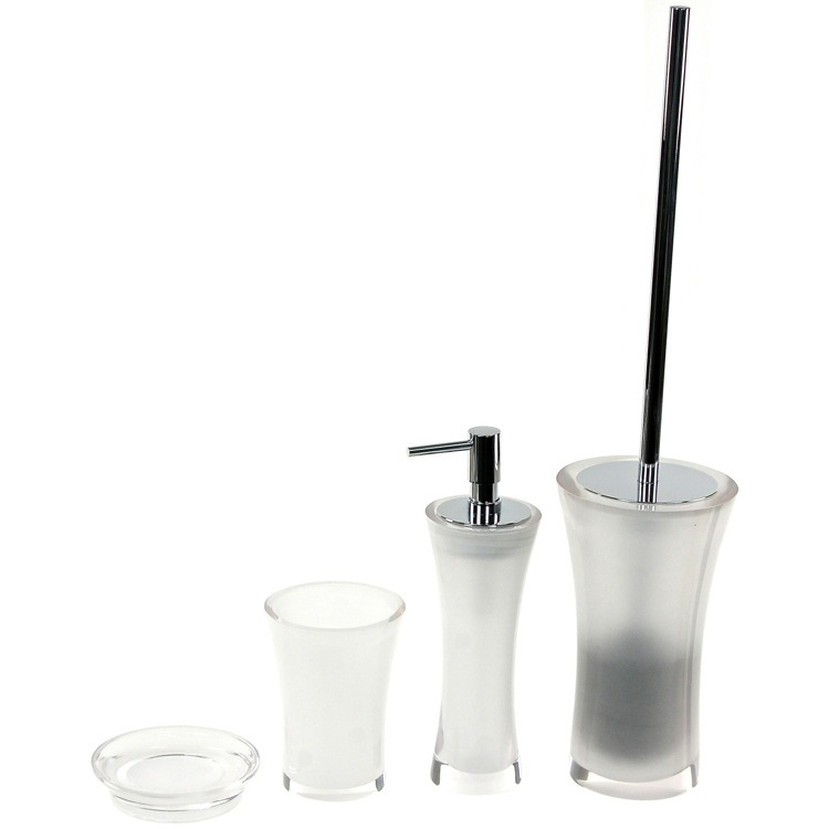 Gedy AU100 By Nameek's Aucuba Contemporary 4 Piece Bathroom Accessory ...