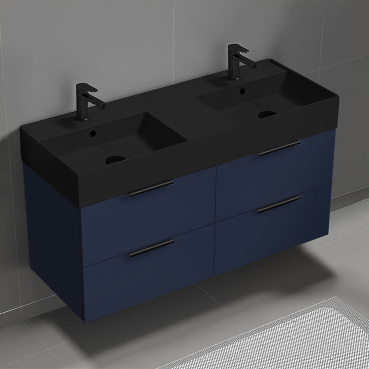 Nameeks DERIN448 By Nameek's Derin Double Floating Bathroom Vanity ...