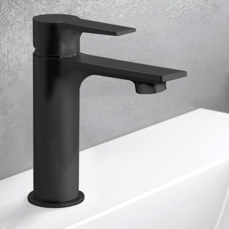 Remer EY11USNL-NO By Nameek's Energy Matte Black Single Hole Bathroom ...