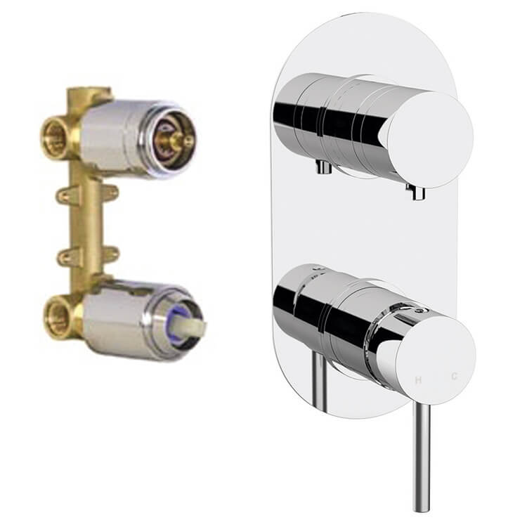 Remer X93 By Nameek's X Style Contemporary Built-In Three Way Shower ...