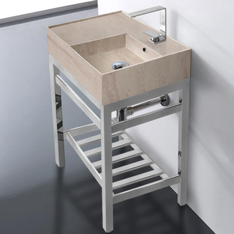 Scarabeo 5117-E-CON2 By Nameek's Teorema 2 Small Modern Console Sink ...