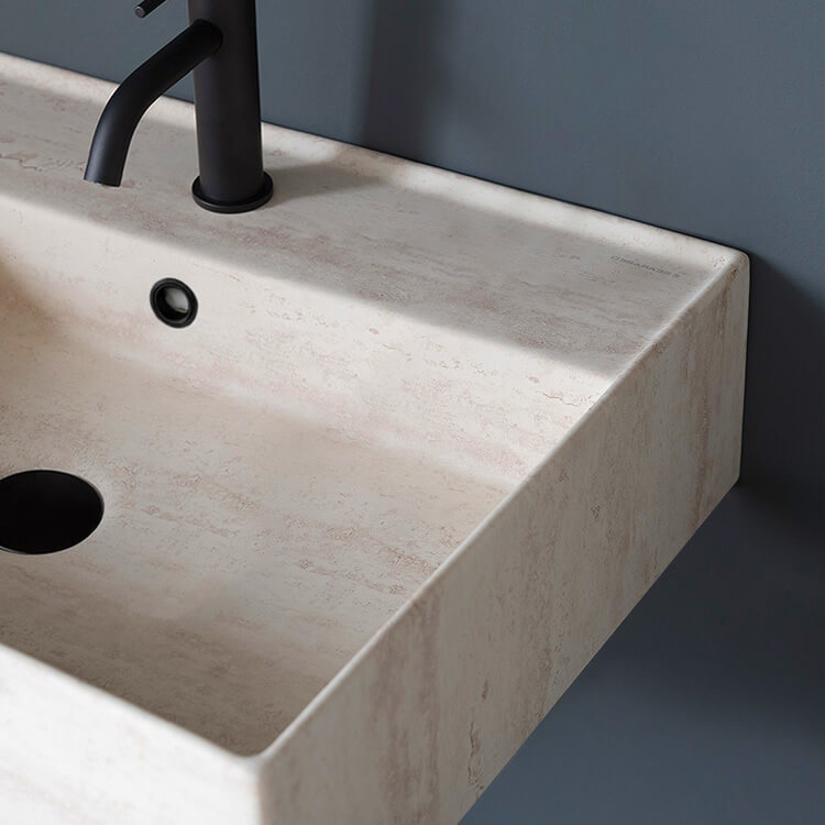 Scarabeo 5118-E-CON-BLK By Nameek's Teorema 2 Modern Console Sink ...