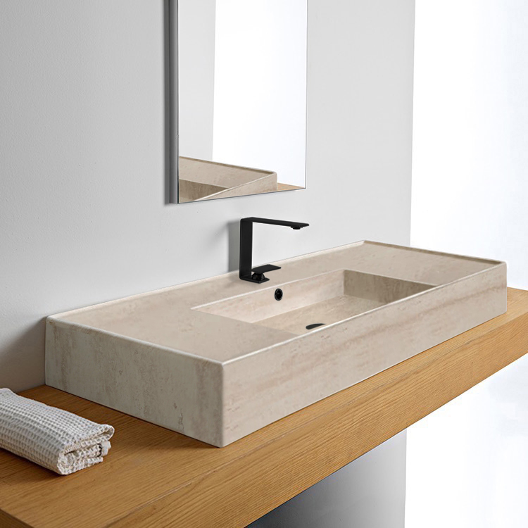 Scarabeo 5125-E By Nameek's Teorema 2 Beige Travertine Ceramic Wall ...