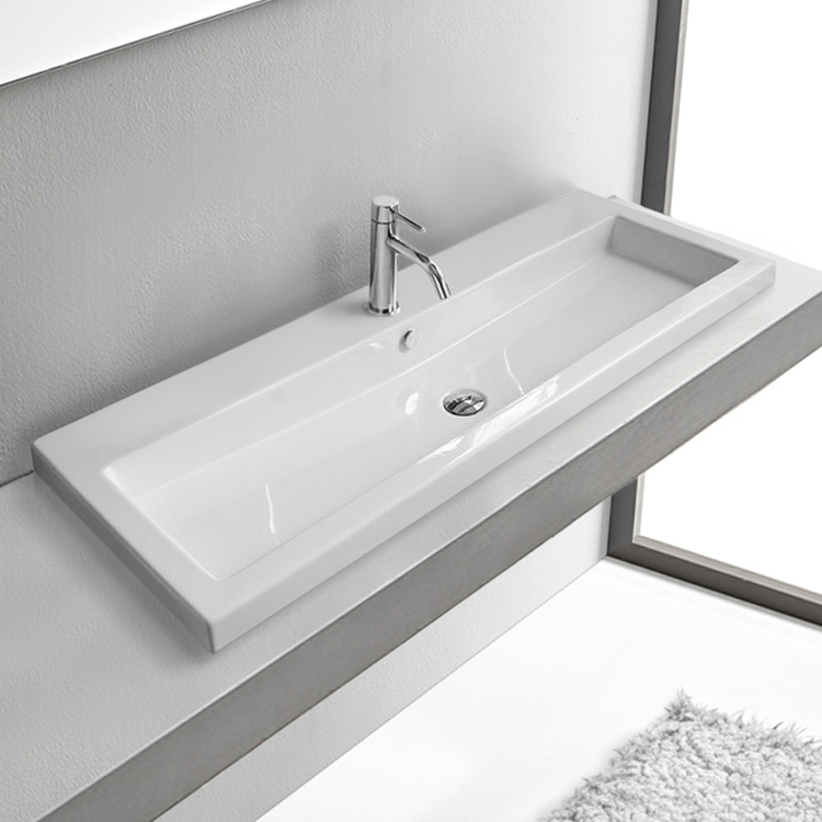 Tecla CAN05011A/D By Nameek's Cangas Drop In Bathroom Sink, Trough ...