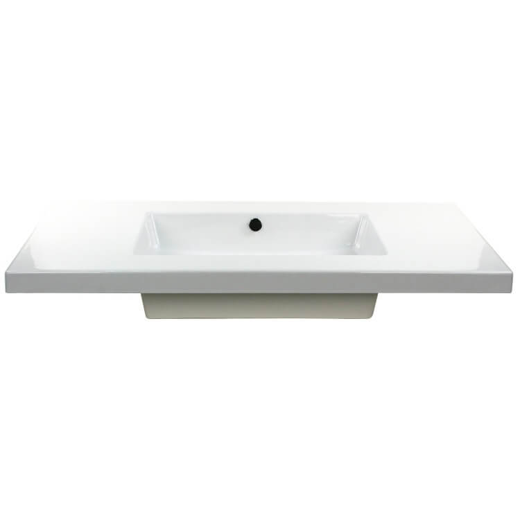 Tecla MAR03011 By Nameek's Mars Rectangular White Ceramic Wall Mounted ...