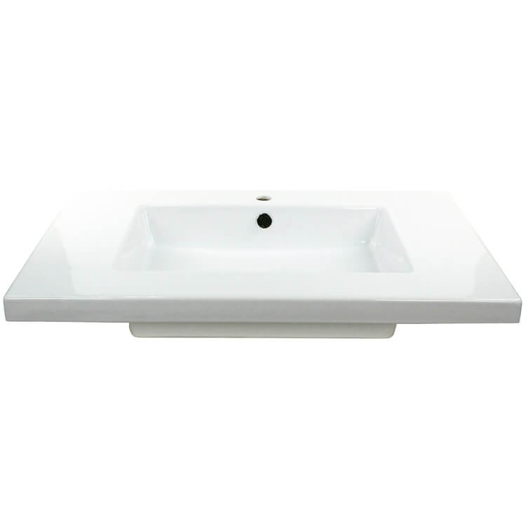 Tecla MAR02011 By Nameek's Mars Rectangular White Ceramic Wall Mounted ...