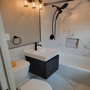 Nameeks SHARP1 By Nameek's Sharp Floating Small Bathroom Vanity, Modern ...